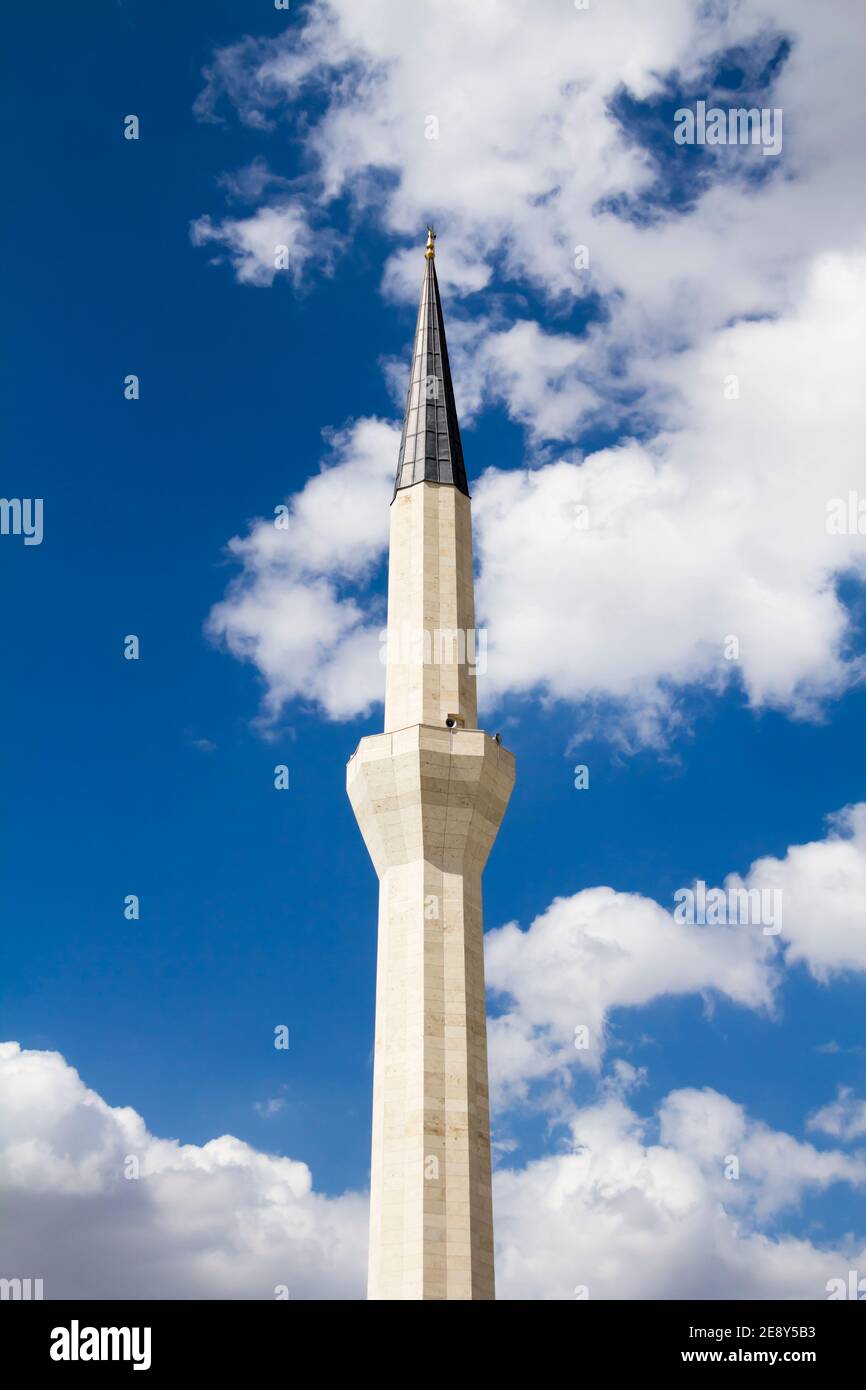 Ahmet Hamdi Akseki Mosque,. New and modern mosque of the capital city ...