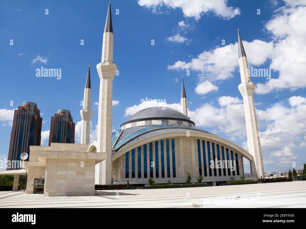 Ahmet Hamdi Akseki Mosque,. New and modern mosque of the capital city ...