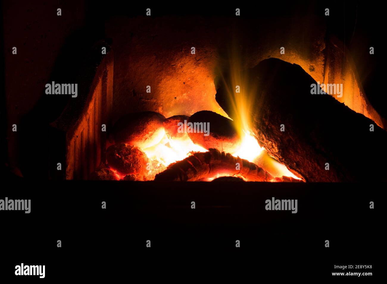 Domestic fire hi-res stock photography and images - Alamy
