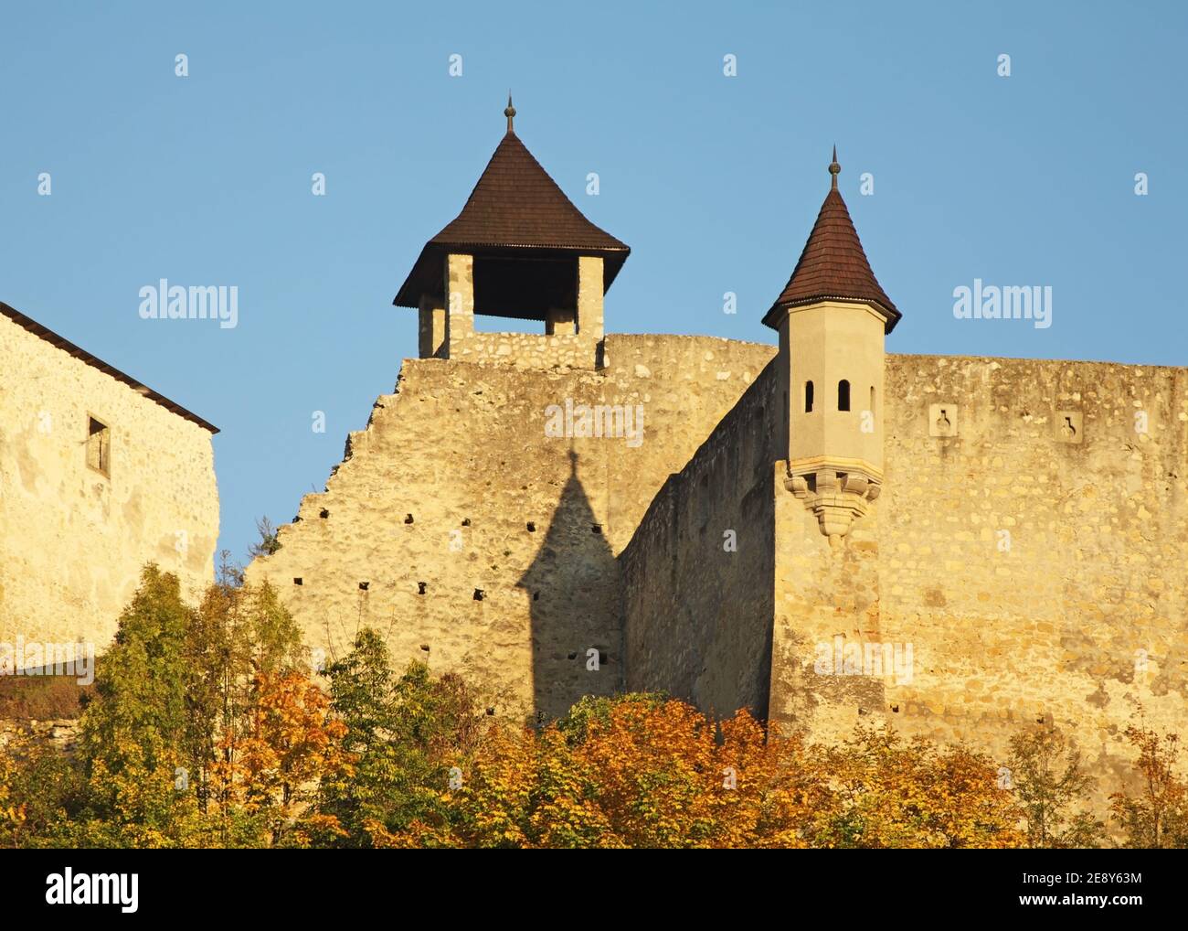 Castle in Trencin. Slovakia Stock Photo - Alamy
