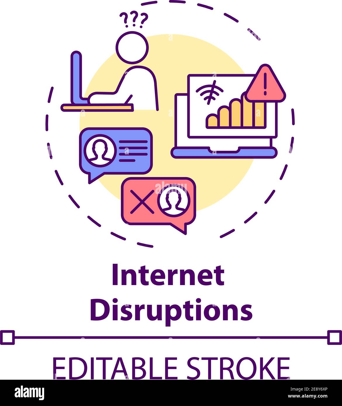 Network disruptions hi-res stock photography and images - Alamy
