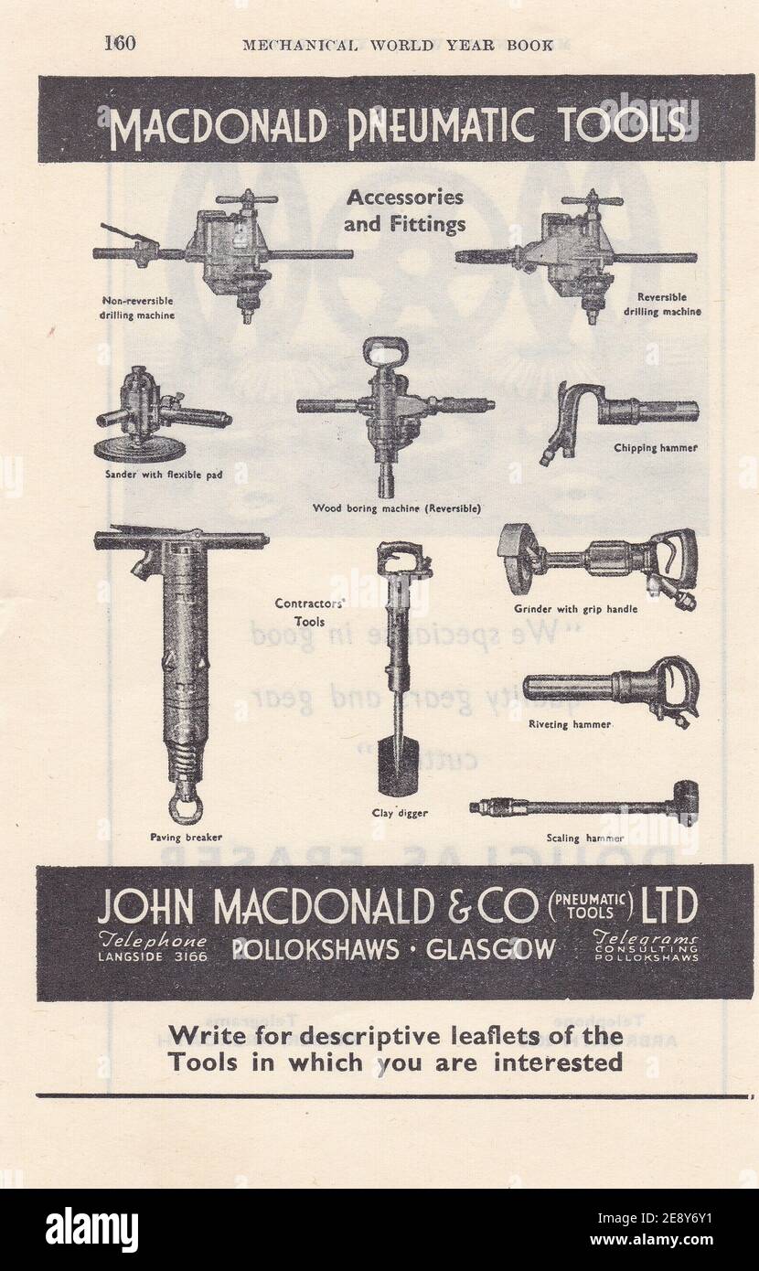 Vintage tools 1950s hi-res stock photography and images - Alamy