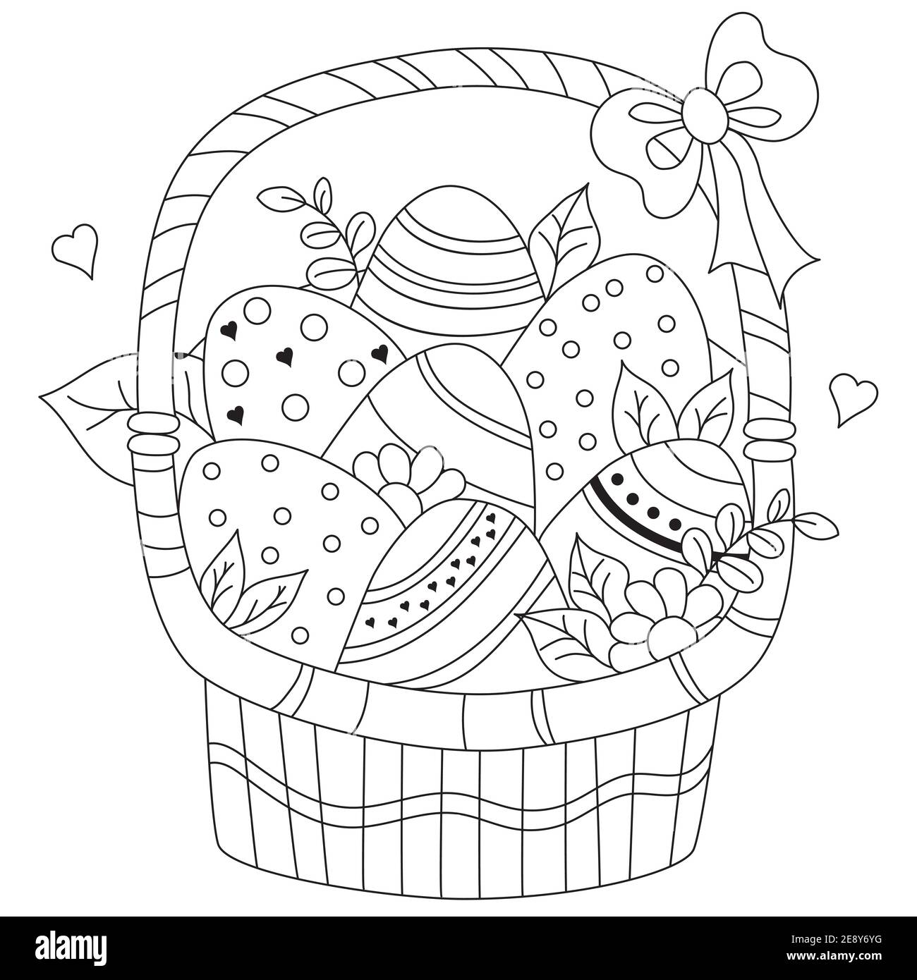 Easter Basket Outline