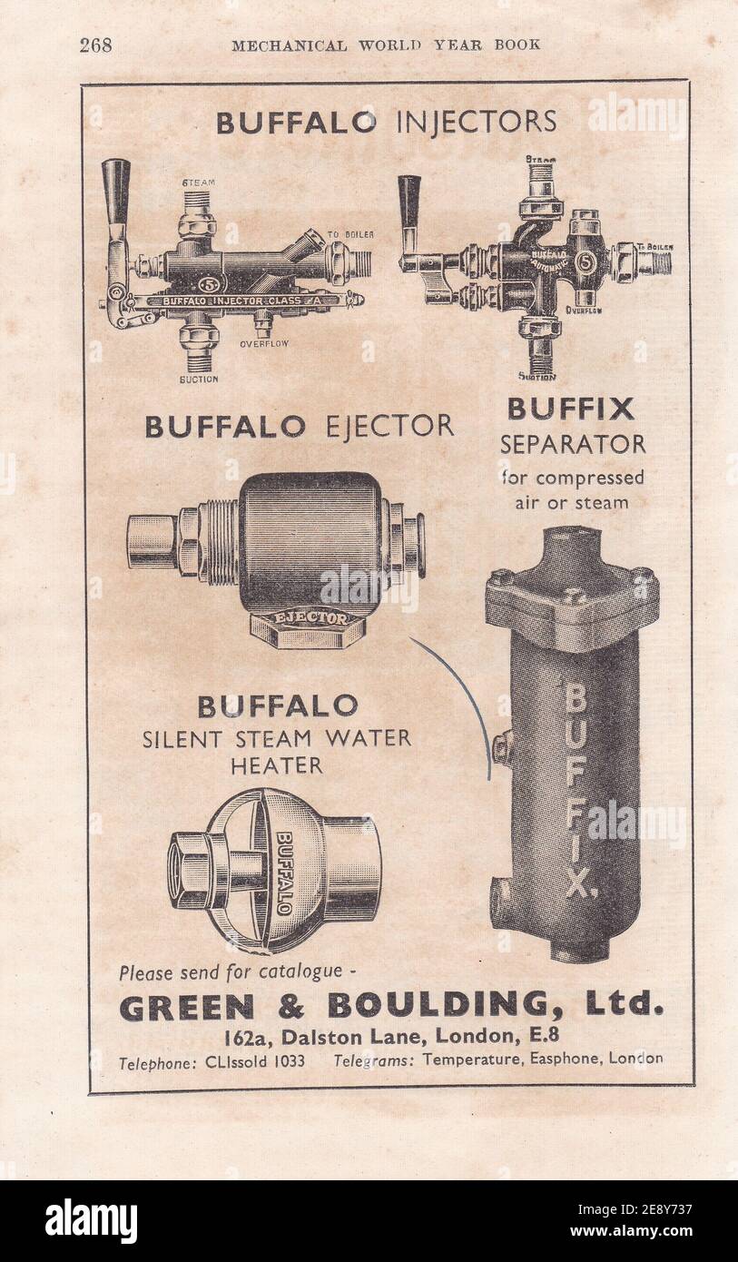 Buffalo injectors hi-res stock photography and images - Alamy