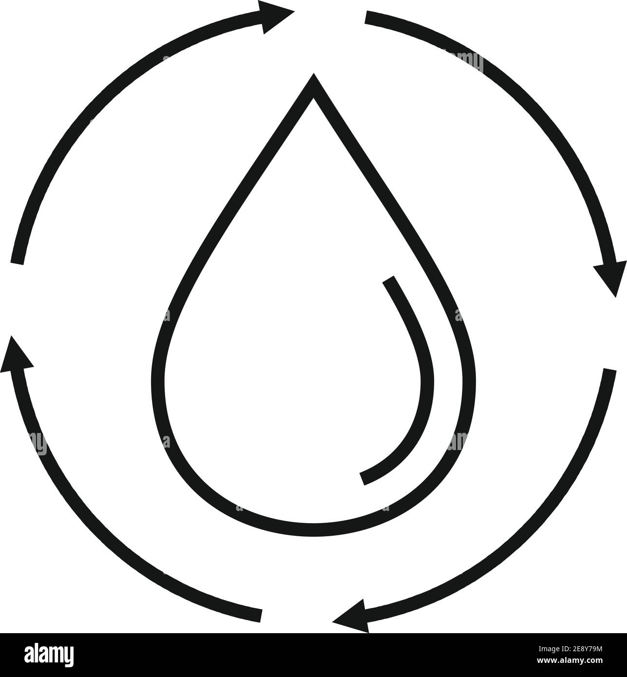 Blood donation drop icon, outline style Stock Vector Image & Art - Alamy
