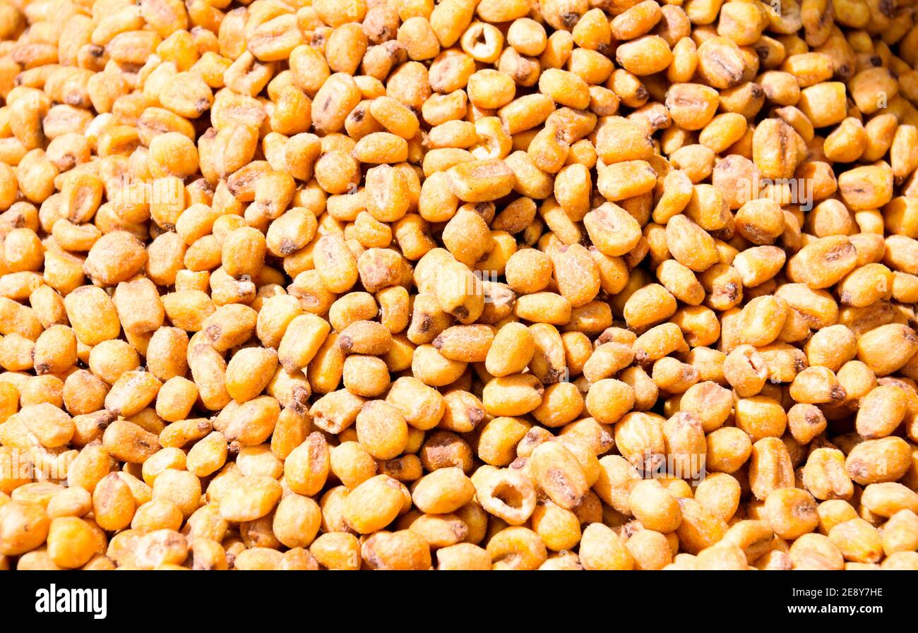 roasted golden and salted corn Stock Photo - Alamy