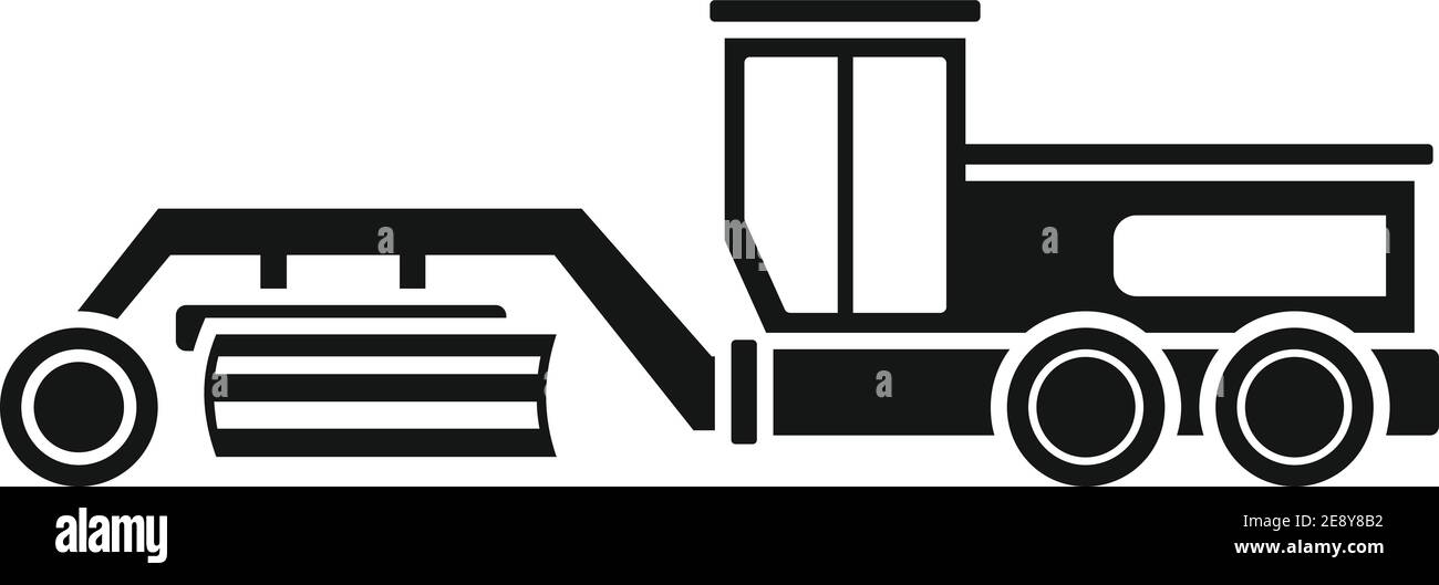 Grader machine grapple icon, simple style Stock Vector Image & Art - Alamy