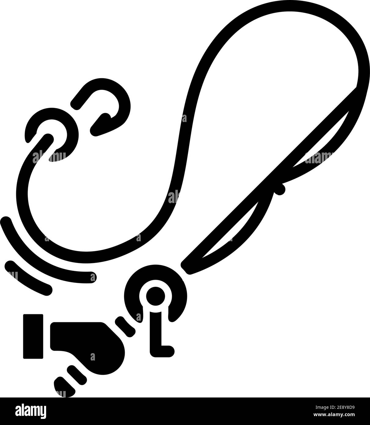 Glyph angling Stock Vector Images - Alamy