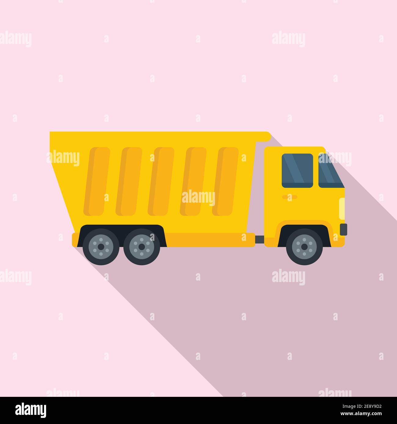 Tipper heavy icon, flat style Stock Vector Image & Art - Alamy