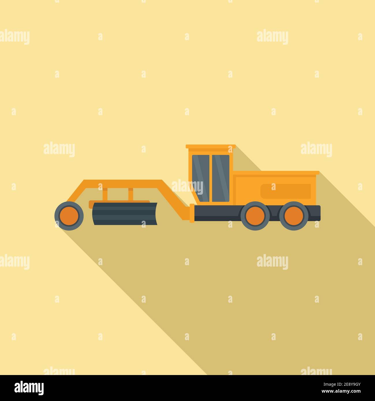Asphalt laying machine Stock Vector Images - Alamy