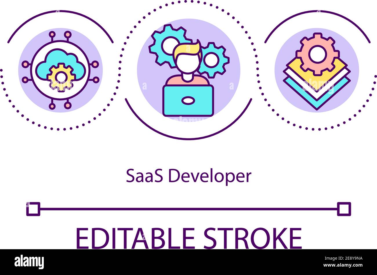 SaaS developer concept icon Stock Vector Image & Art - Alamy SaaS developer concept icon Stock Vector Image & Art - Alamy