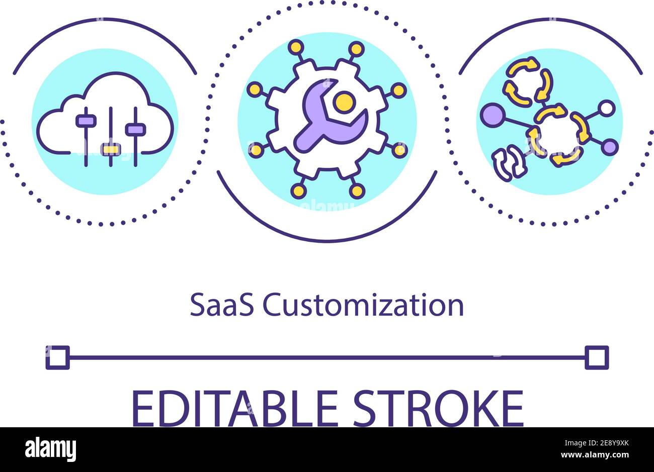 System customization Stock Vector Images - Alamy