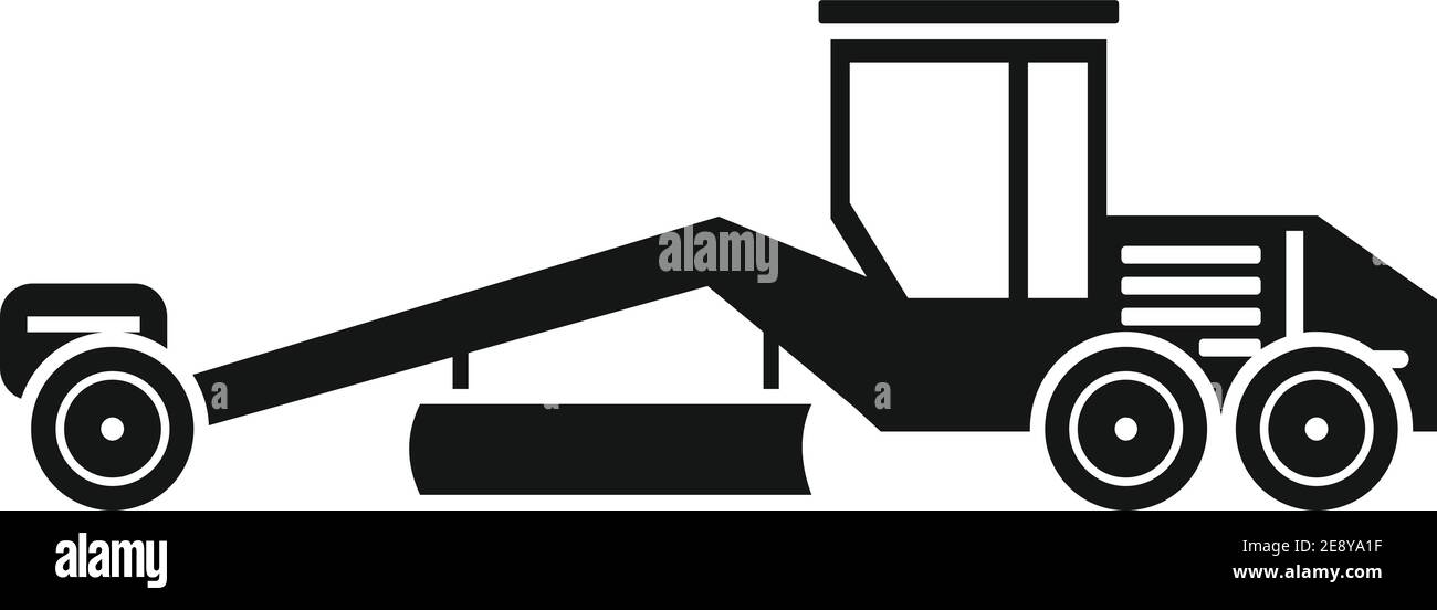 Grader machine heavy icon, simple style Stock Vector Image & Art - Alamy