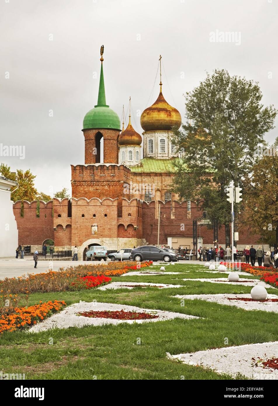 Tower of Odoevsky Gate (Kazan tower) of Tula Kremlin. Russia Stock ...