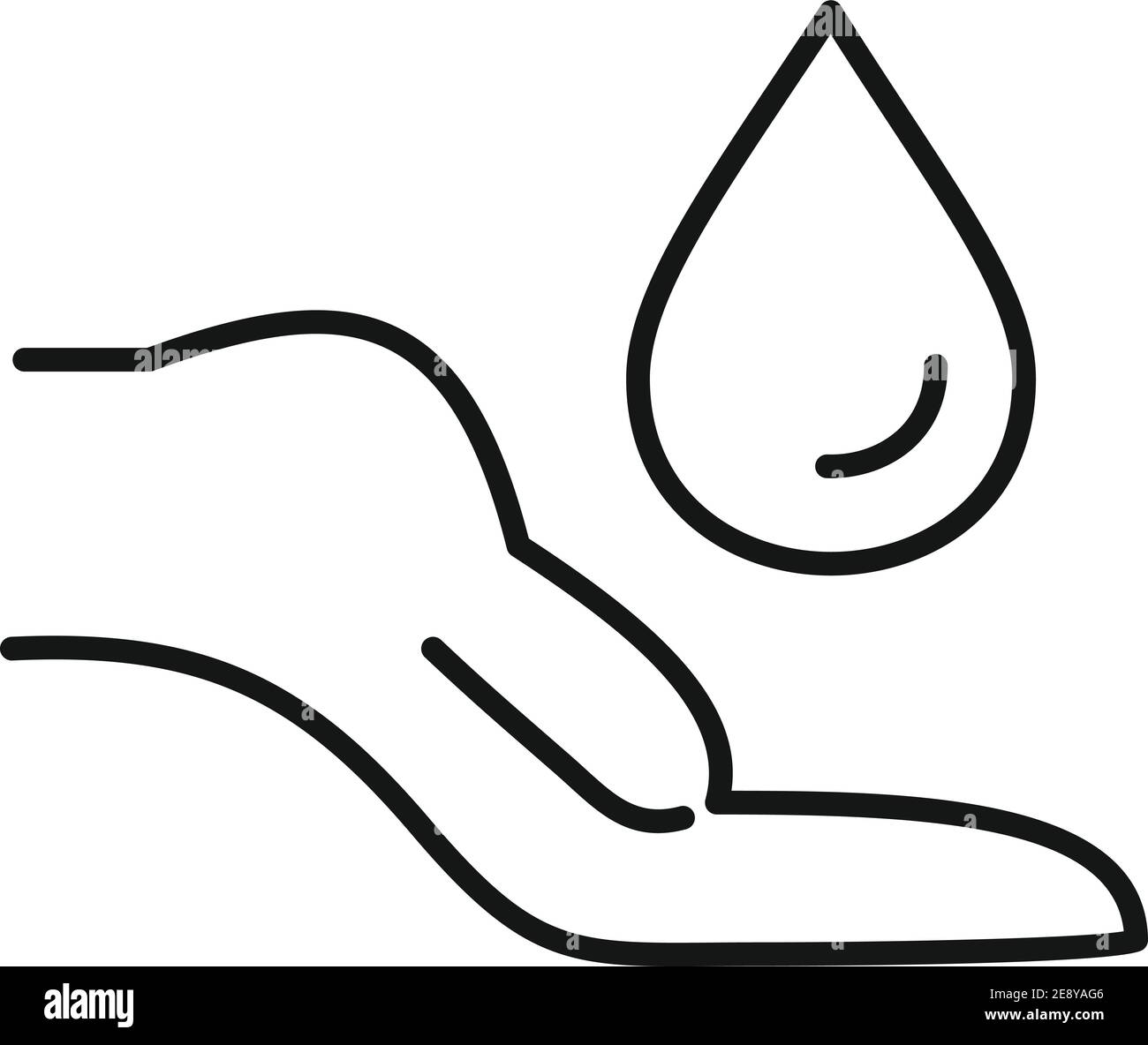 Blood donation drop icon, outline style Stock Vector Image & Art - Alamy