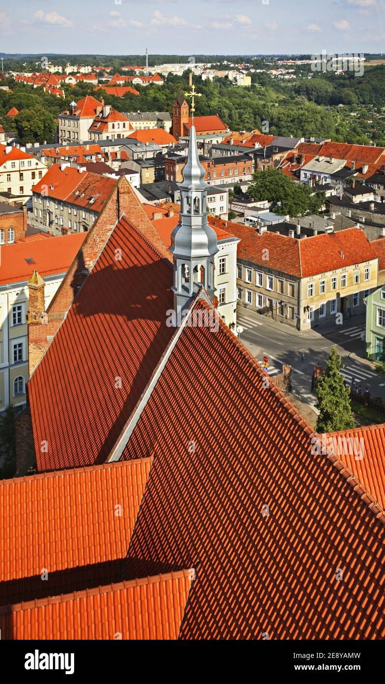 Church of Assumption of the Virgin Mary in Chelmno. Poland Stock Photo ...