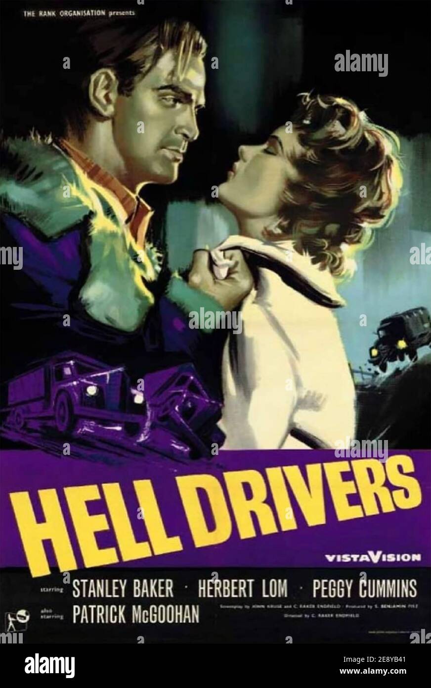 HELL DRIVERS 1957 Rank Organisation film with Stanley Baker and Peggy ...