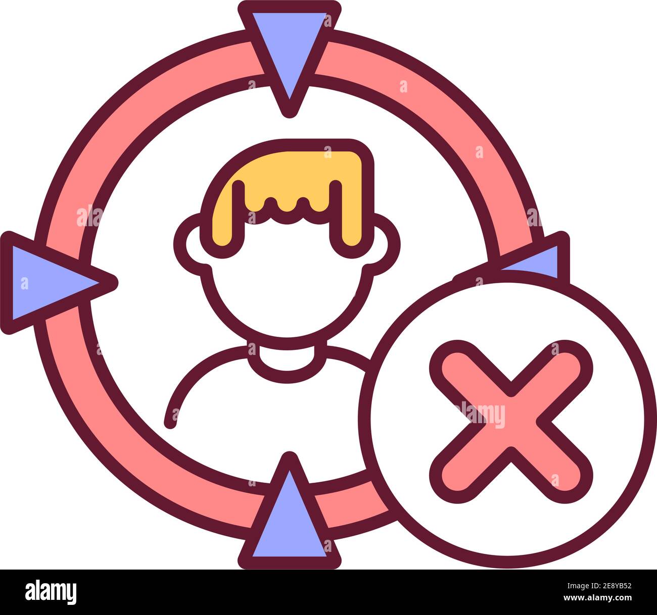 Prevent killing people RGB color icon Stock Vector Image & Art - Alamy