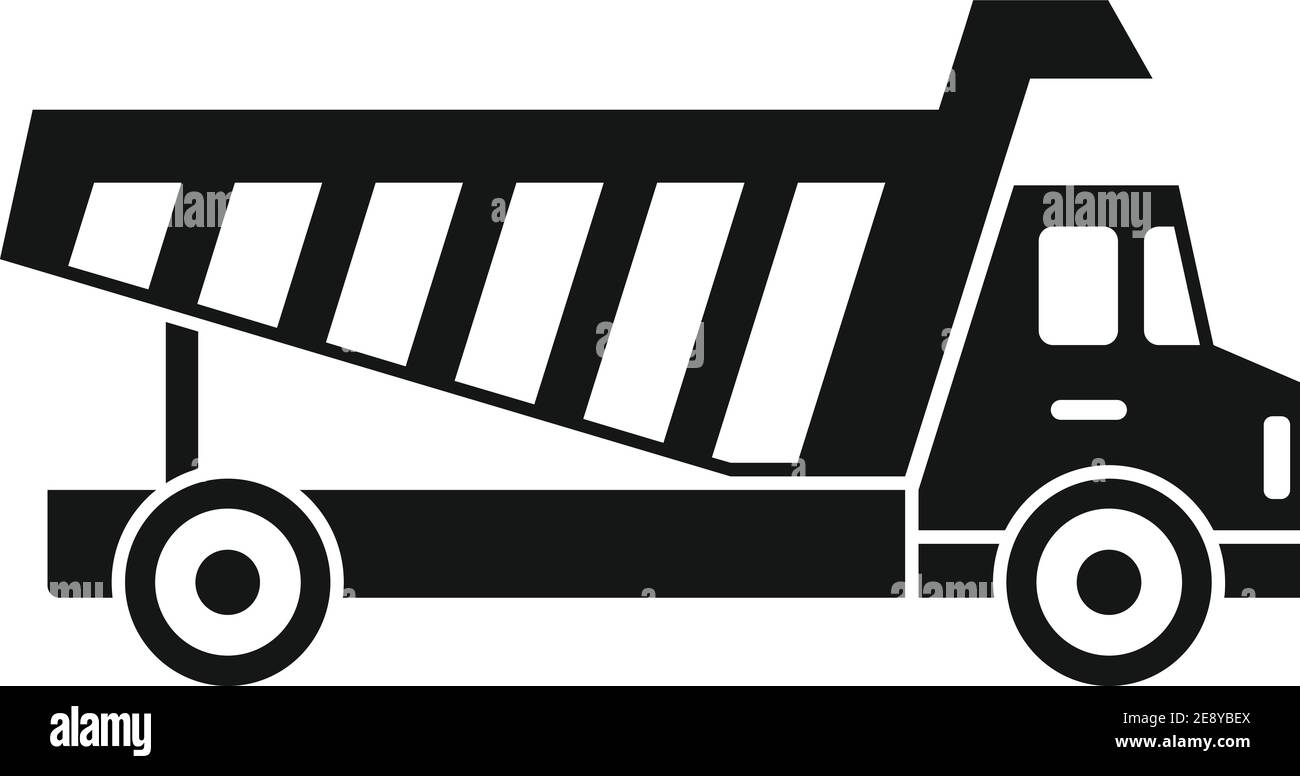 Tipper commercial icon, simple style Stock Vector Image & Art - Alamy