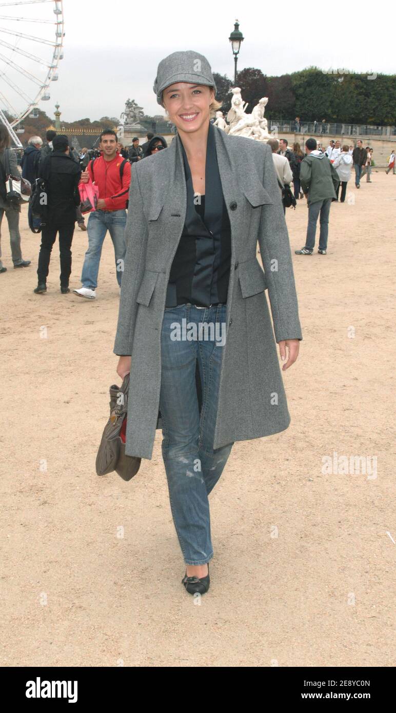 Actress Helene de Fougerolles arrives to Christian Dior Spring-Summer ...