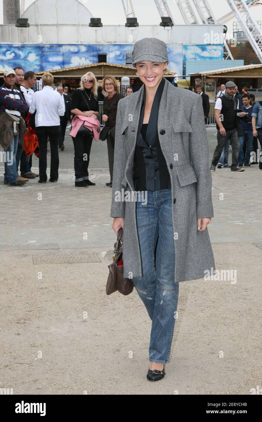 Actress Helene de Fougerolles arrives to Christian Dior's Spring-Summer ...