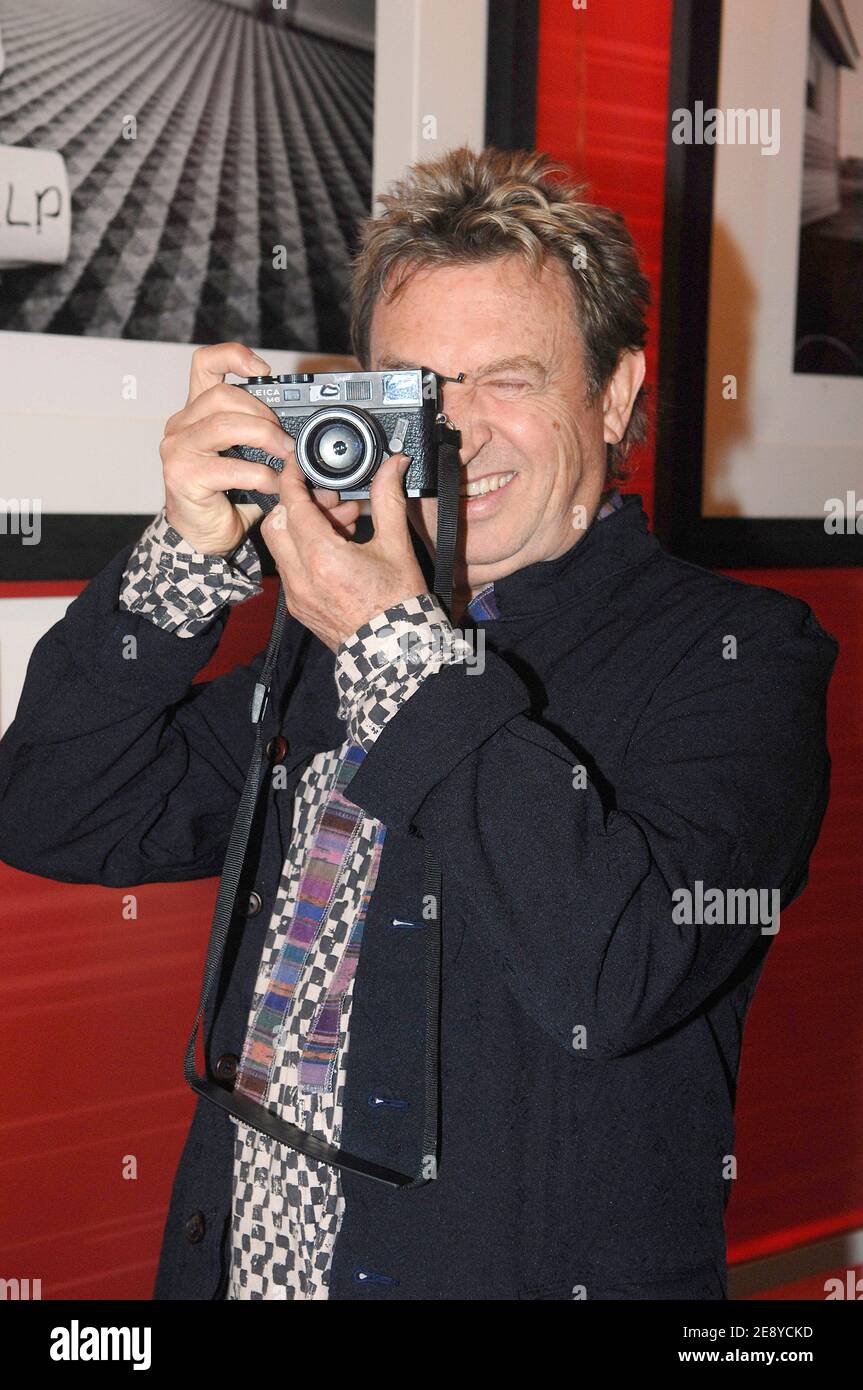 Andy Summers, guitarist of the band The Police is seen at the RTL radio ...