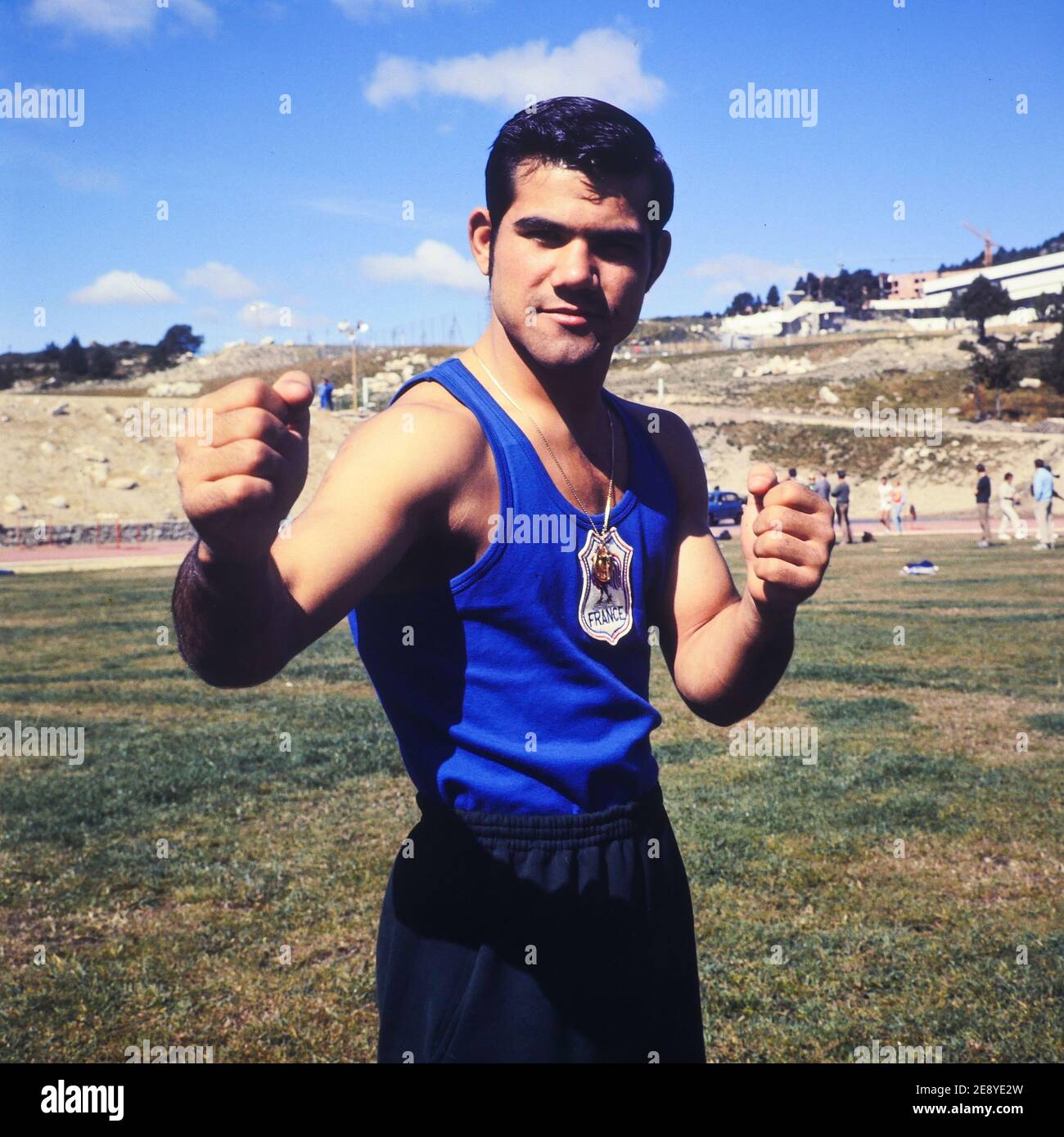 French boxer Azzaro; Athletes from the French National Summer Olympic ...