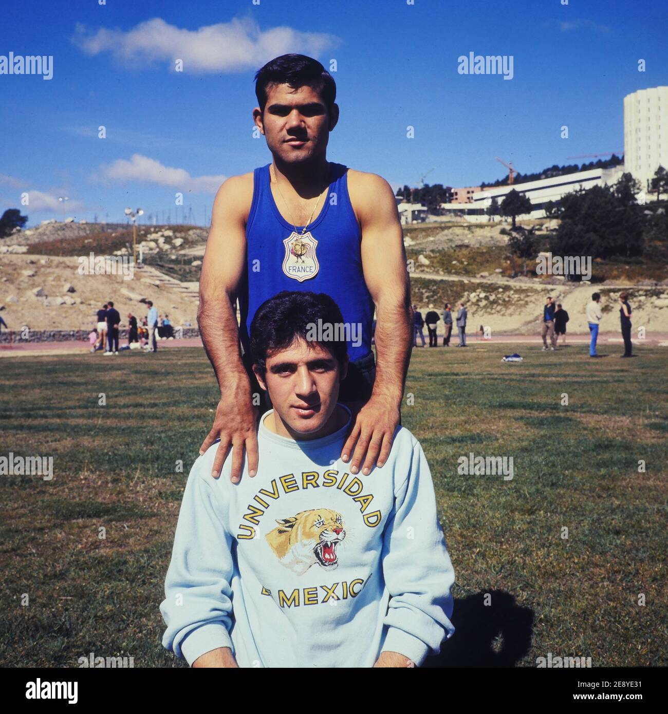 French boxers Menduri & Azzaro; Athletes from the French National ...