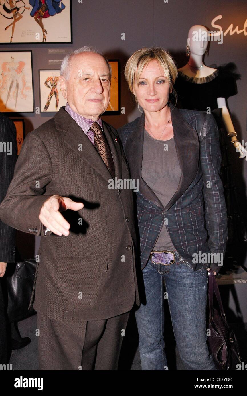 Pierre Berge and French singer Patricia Kaas attend the opening ...