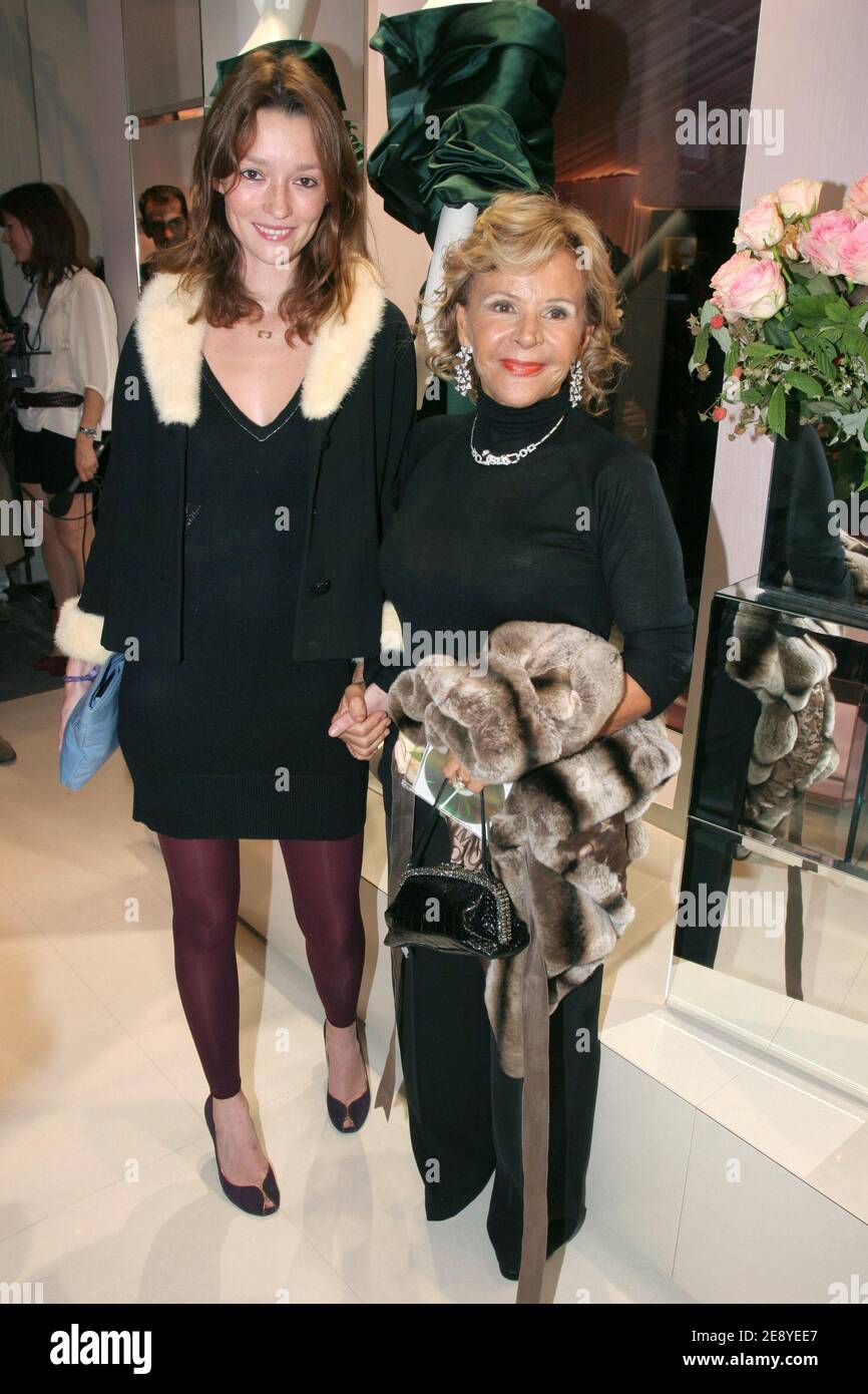 Audrey Marnay and Italian Fashion Designer Anna Molinari attend the ...