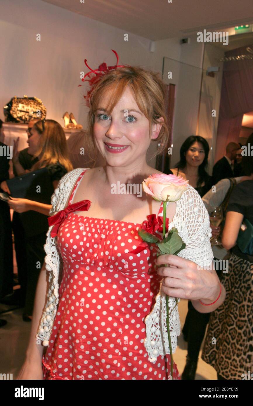 French actress Julie Depardieu attends the opening party of new ...