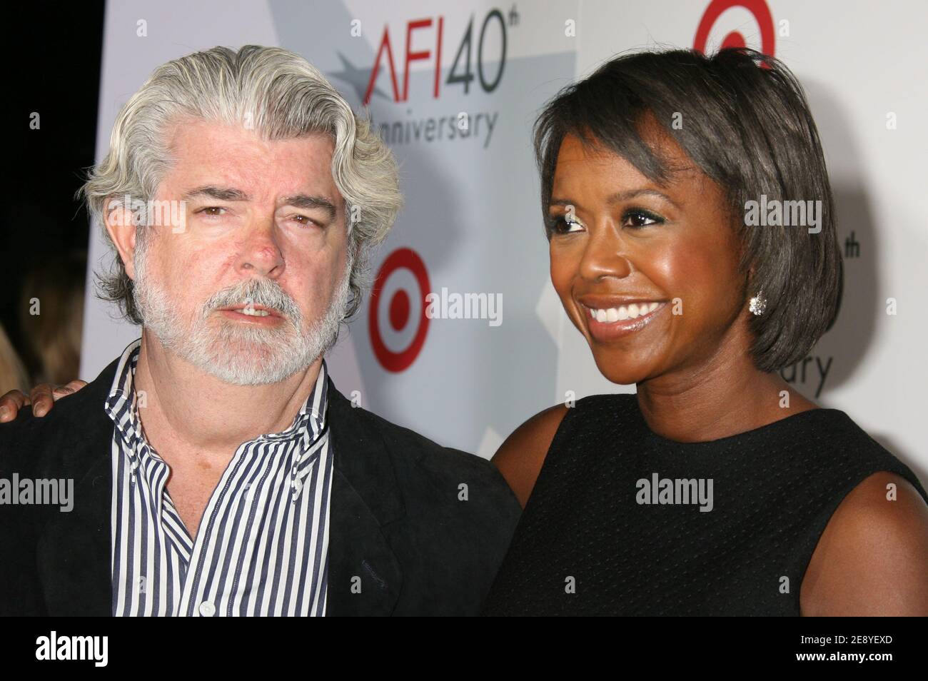 George lucas and wife mellody hobson hi-res stock photography and ...