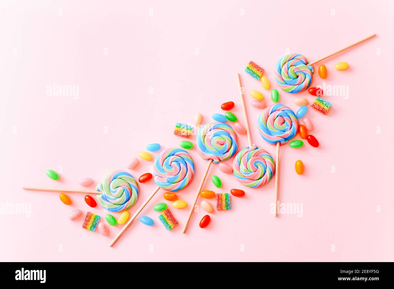 Spiral lollipops hi-res stock photography and images - Alamy