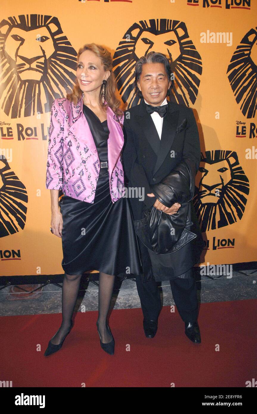Marisa Berenson and designer Kenzo attend the premiere of new musical ...