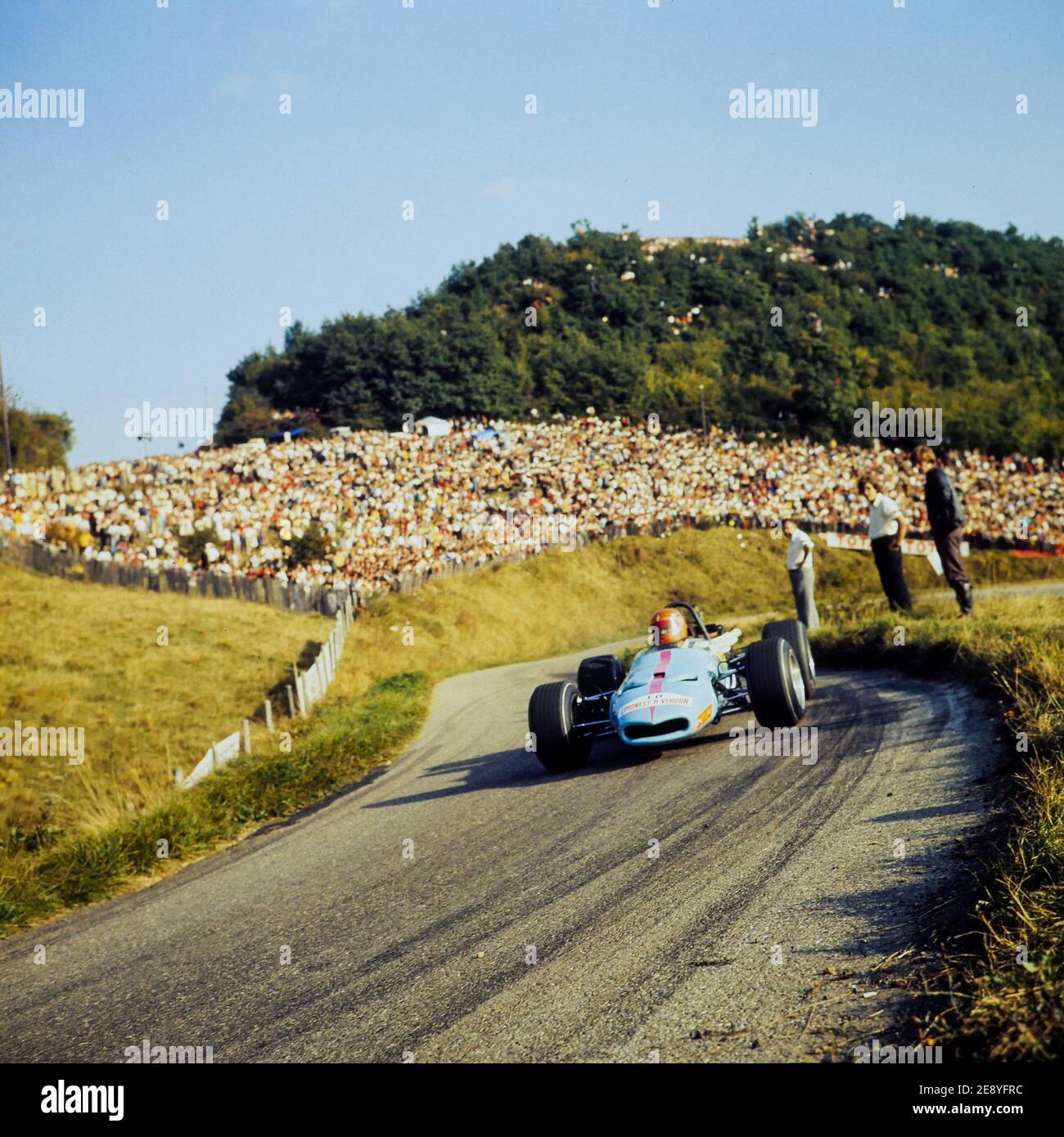 Uphill car race, France, 1971 Stock Photo - Alamy