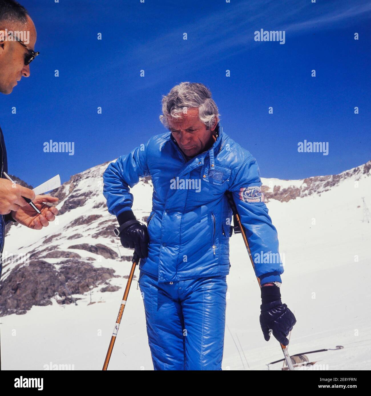 Dr Joubert, French National ski team physician, L'Alpe d'Huez, France ...