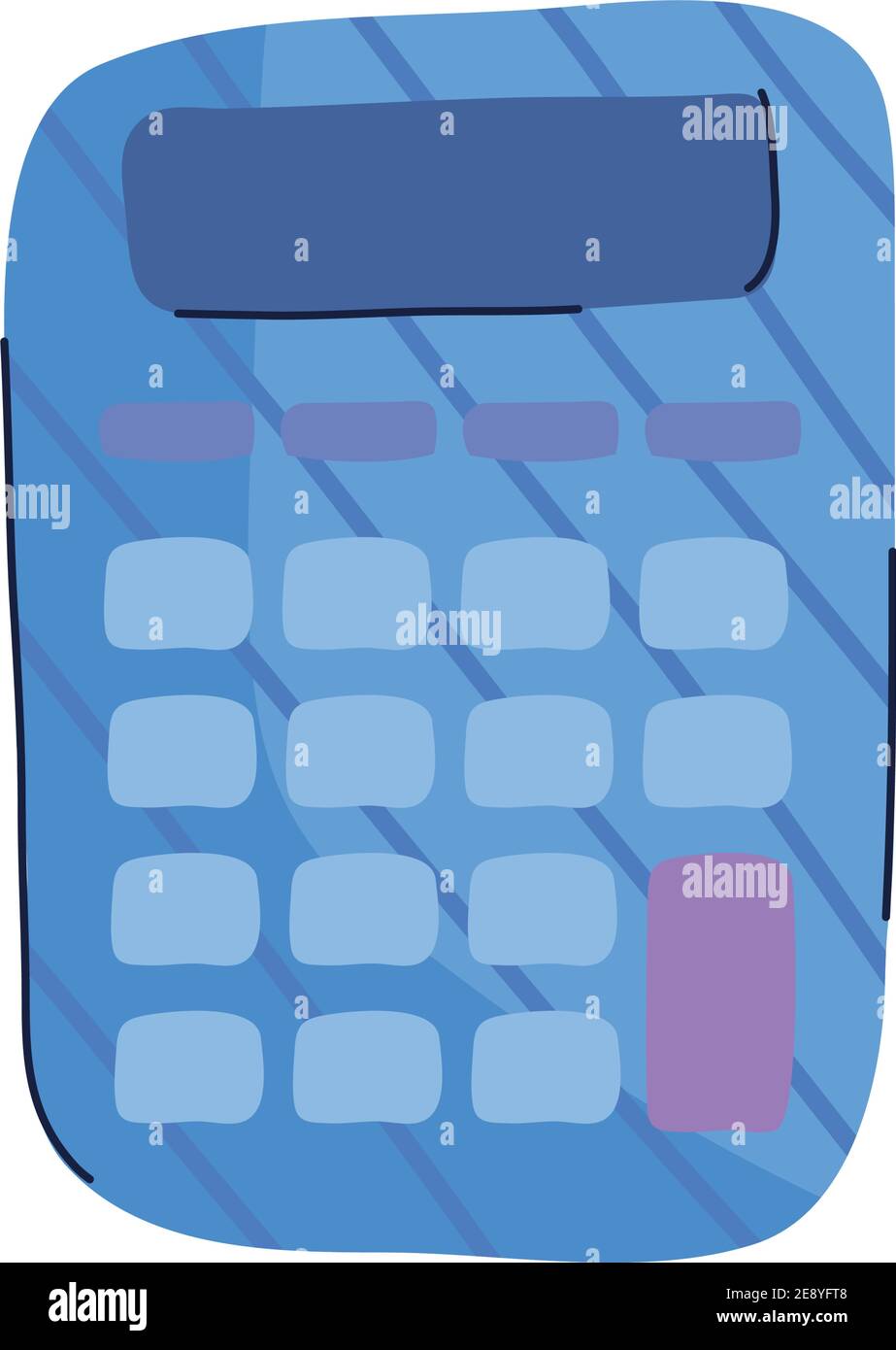 calculator math device isolated icon Stock Vector Image & Art - Alamy