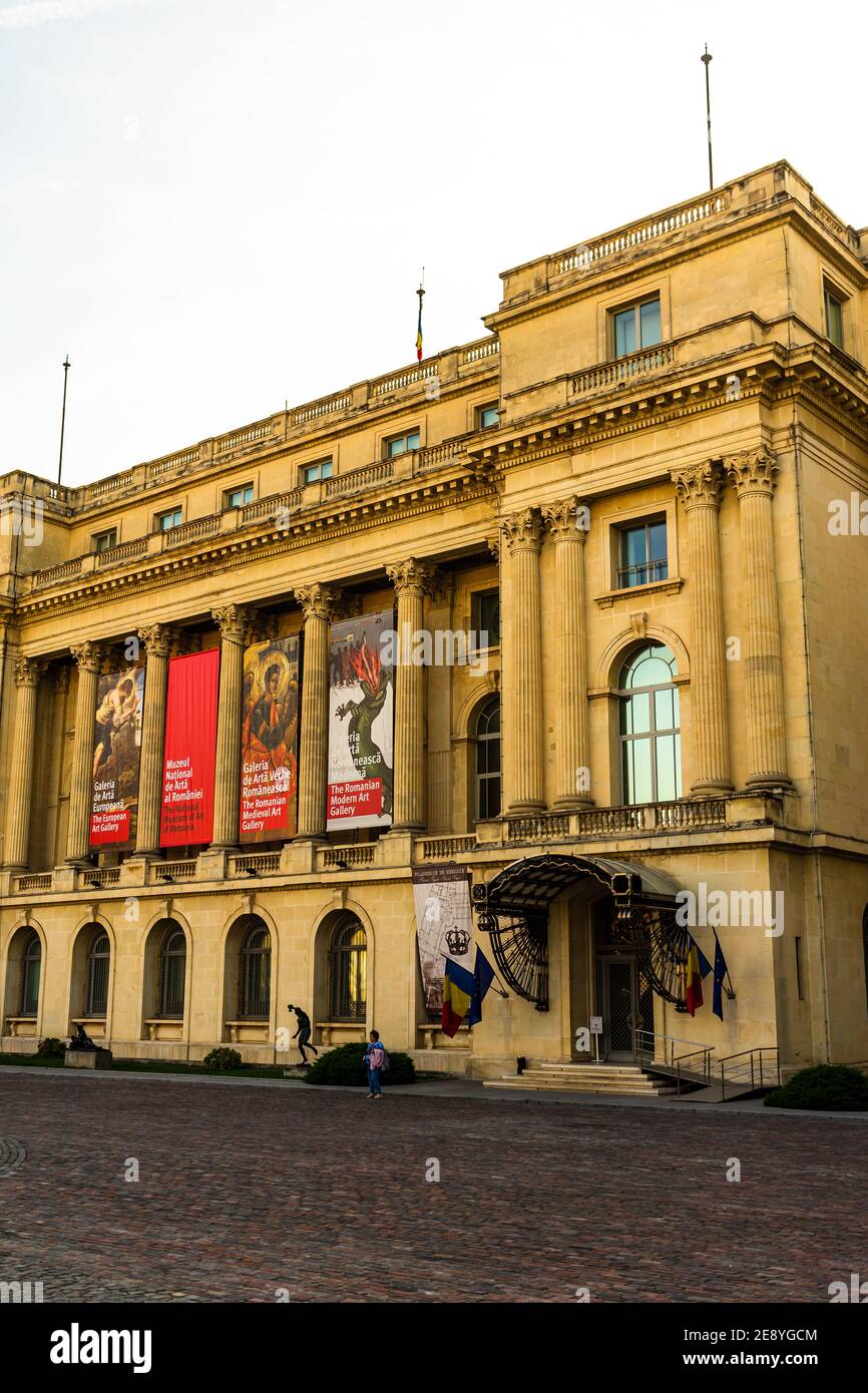 The Museum of Art Collections in Bucharest, Romania, 2019 Stock Photo ...