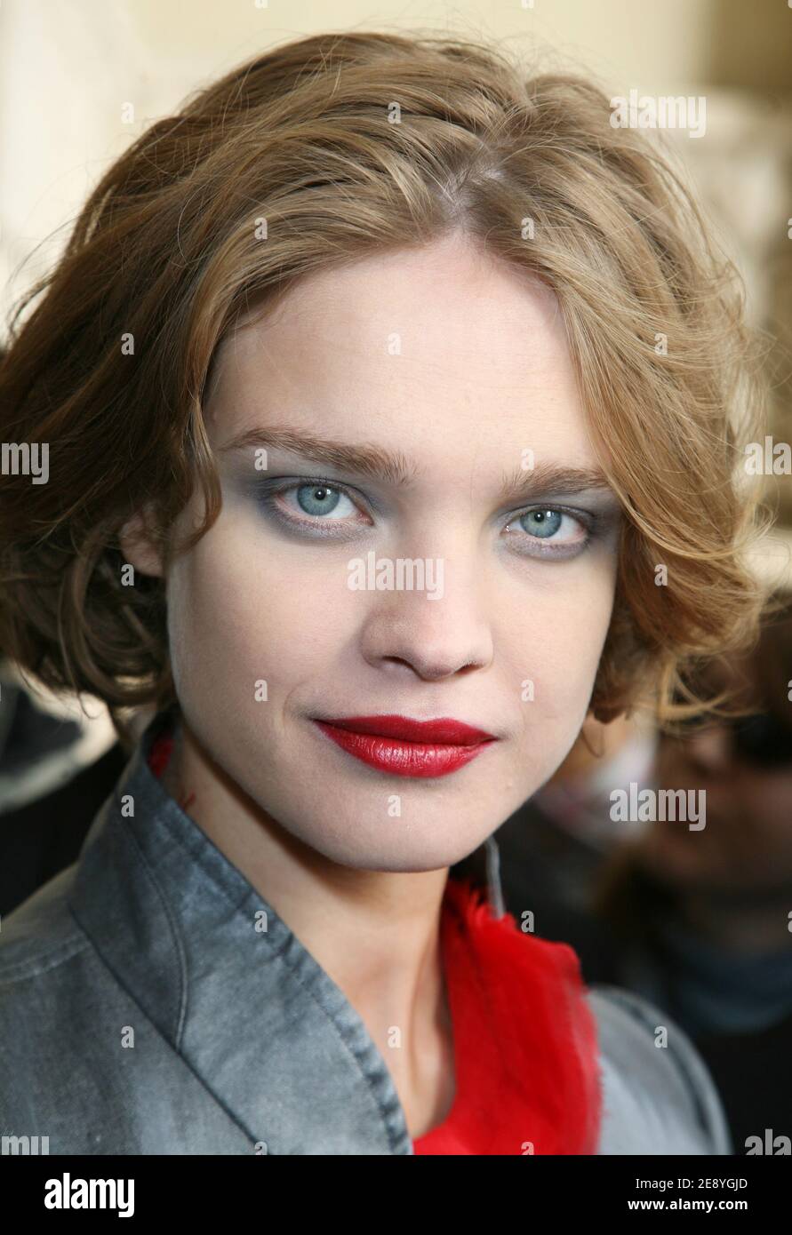 Model Natalia Vodianova attends the Chanel Spring-Summer 2008 Ready-to ...
