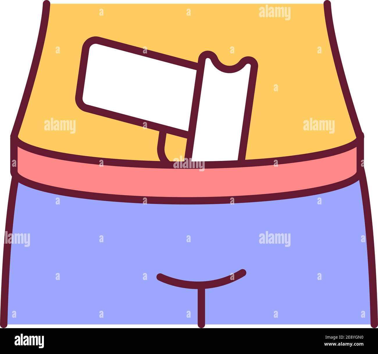 Open carry concept icon Cut Out Stock Images & Pictures - Alamy