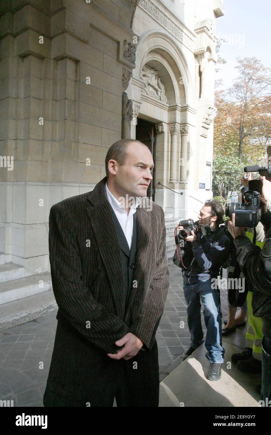 Former PSG soccer player Michel Guerin attends the funeral of Former ...