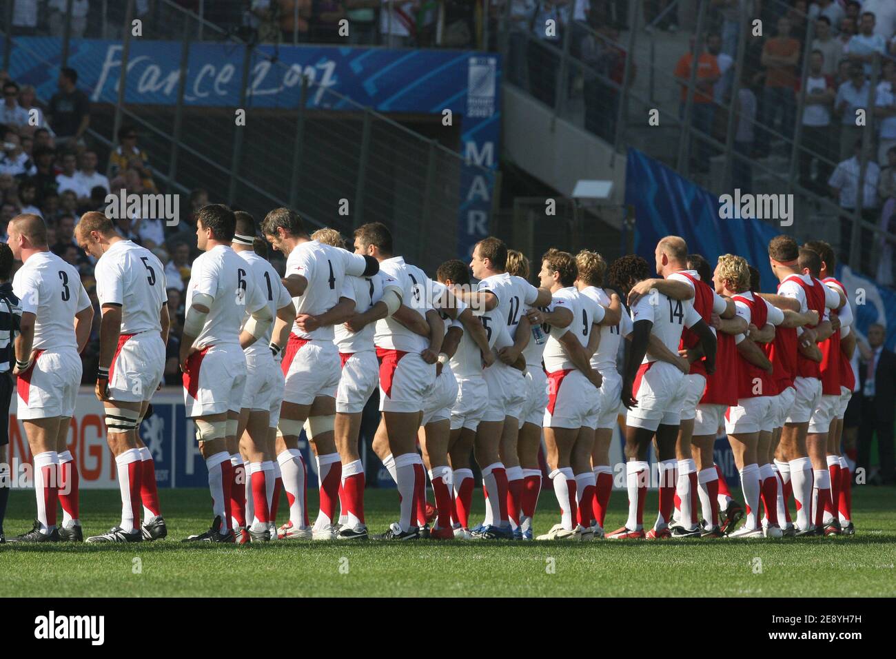 England rugby team line up hi-res stock photography and images - Alamy