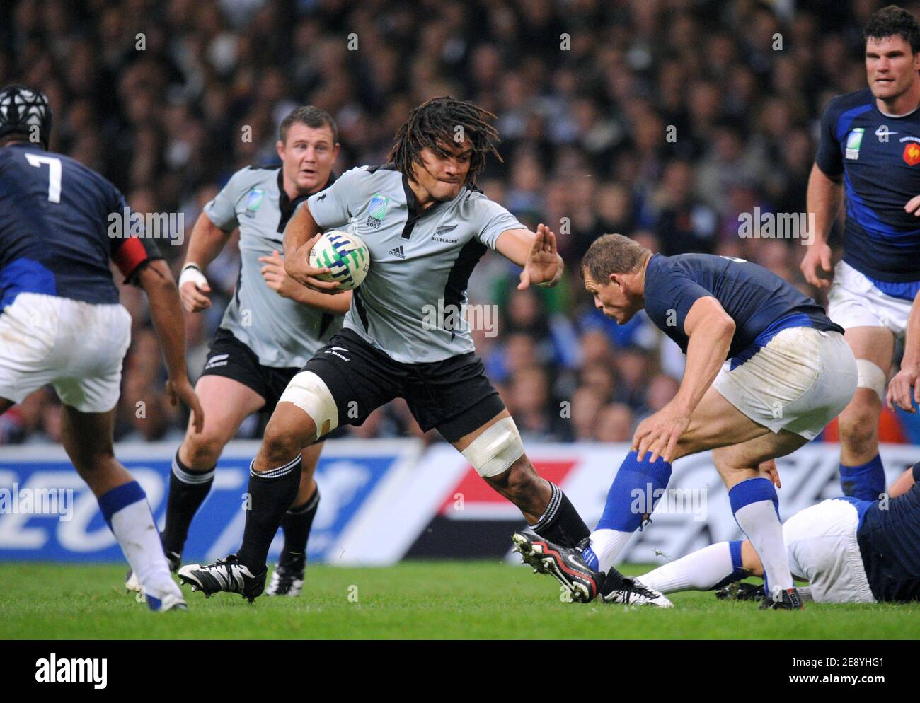 New Zealand's Rodney So'oialo during the IRB Rugby World Cup 2007 ...