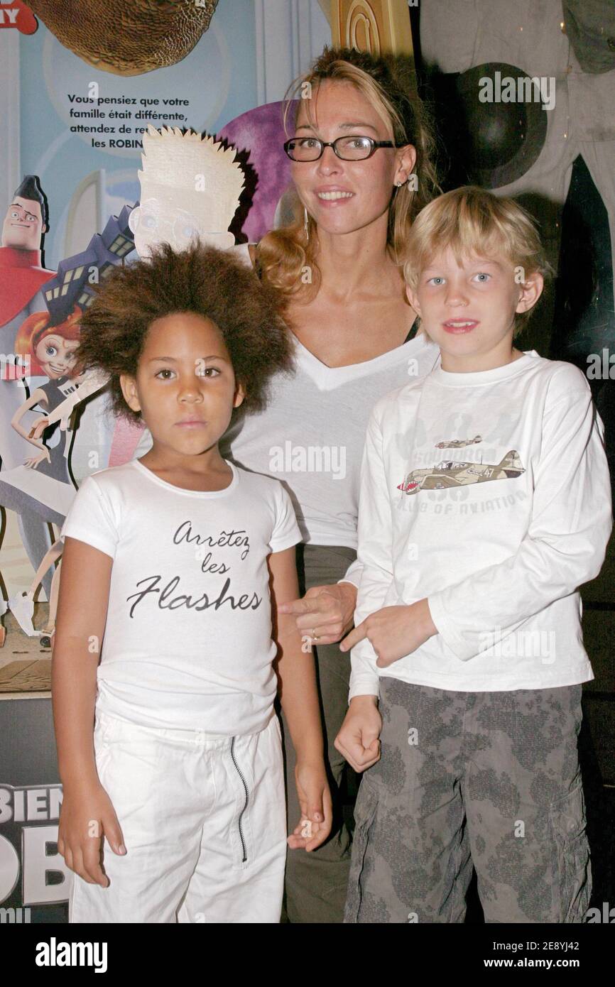 EXCLUSIVE, Singer Indra with her son (R) with a friend (L) attends the ...