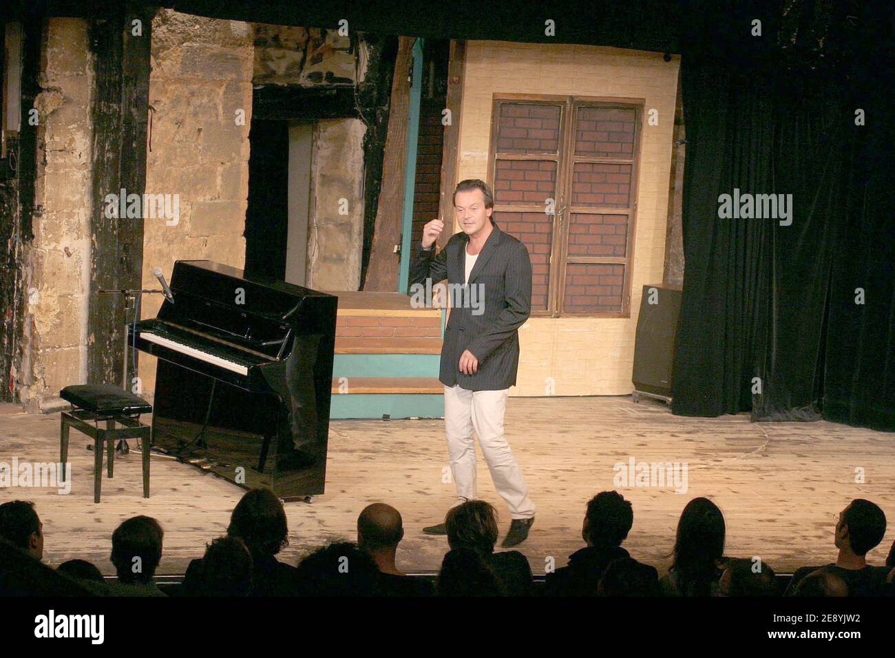 EXCLUSIVE - French humorist and actor Olivier Mag performs his one-man ...