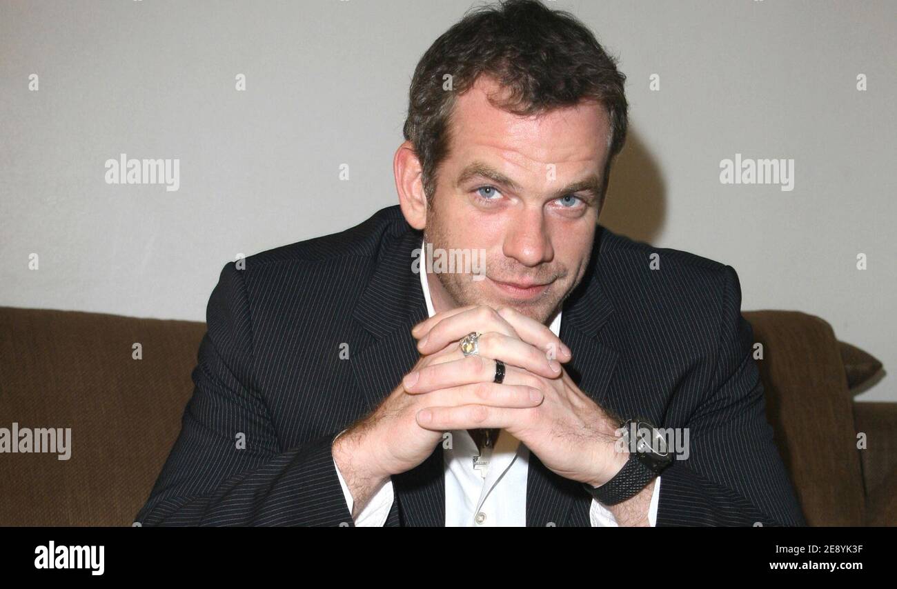 EXCLUSIVE - Canadian singer Garou poses backstage at the Olympia ...