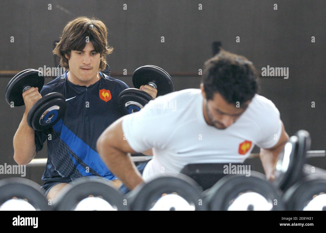 France's rugby union national team fly-half David Skrela takes part in ...