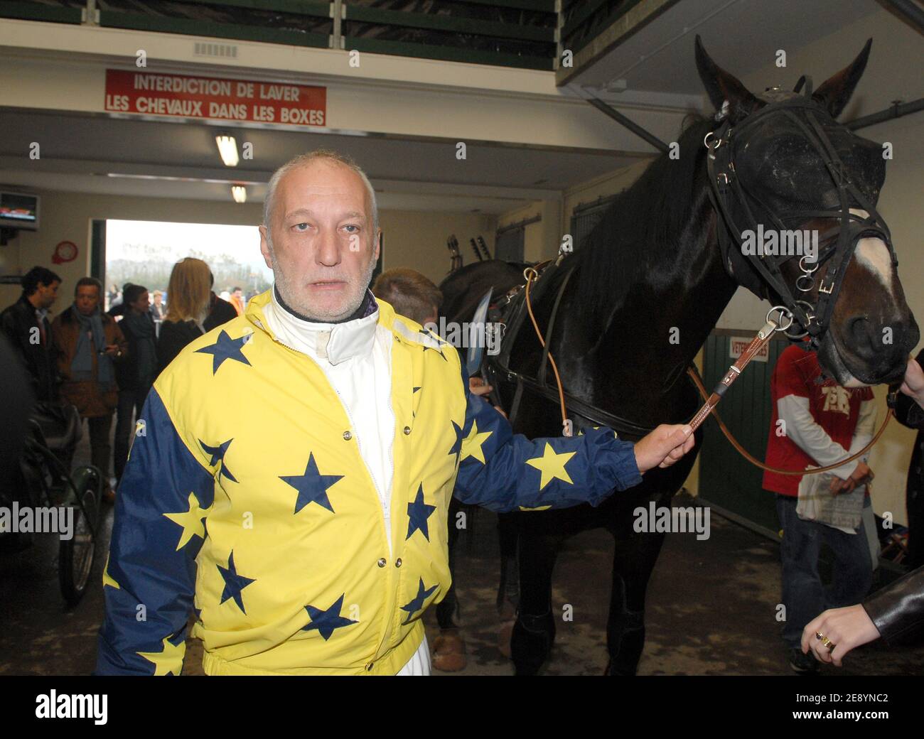 Francois Berleand participates in the 'Race of the Stars' during the ...