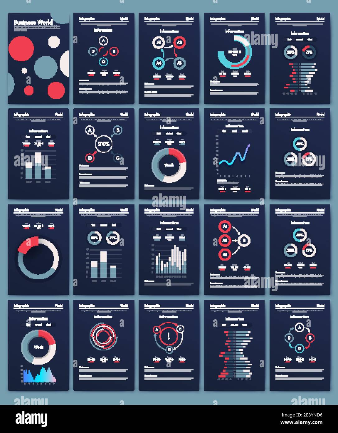 Modern infographic vector elements for business brochures. Use in ...