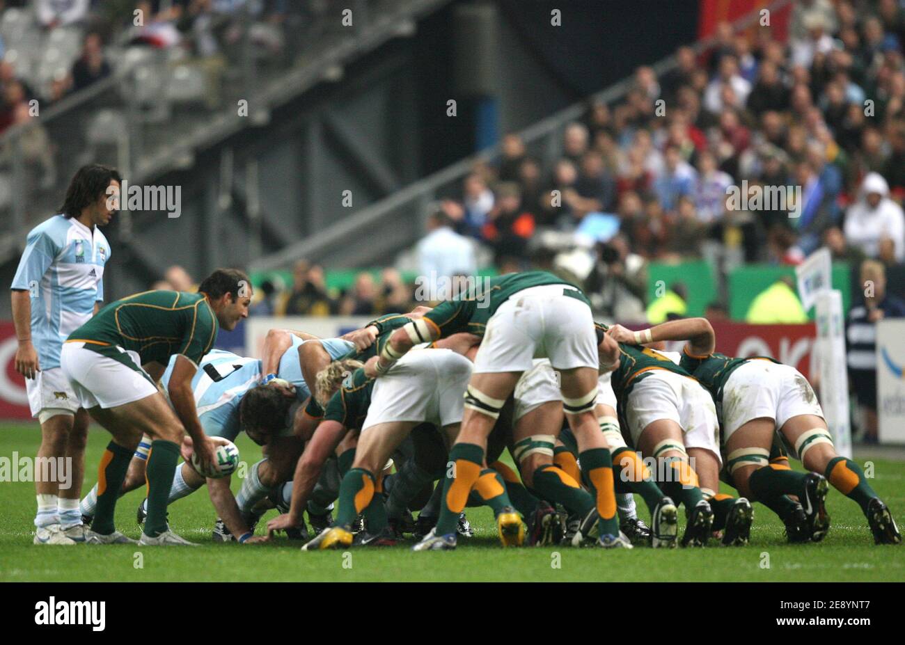 Africa rugby team scrum hi-res stock photography and images - Alamy